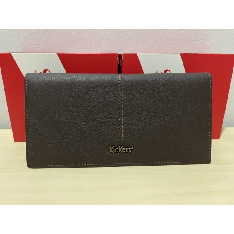 Original Kickers Genuine Leather Long Wallet KDQA-L-51618 (BROWN ...
