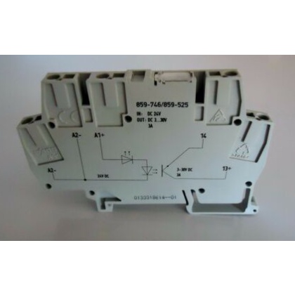 Wago 859-746 / 859-52 5 optocoupler coupling module terminal | Shopee ...