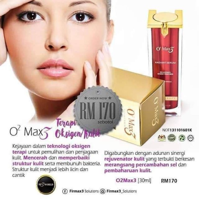 ORIGINAL O2Max Serum 100% Organic Natural Product | Shopee Malaysia
