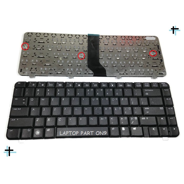 HP Compaq 486904-001 500100-001 586350-001 Laptop Keyboard | Shopee ...