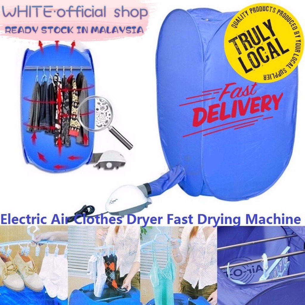 👉READY STOCK👉🇲🇾 Electric Air Clothes Dryer Fast Drying Machine 800W ...