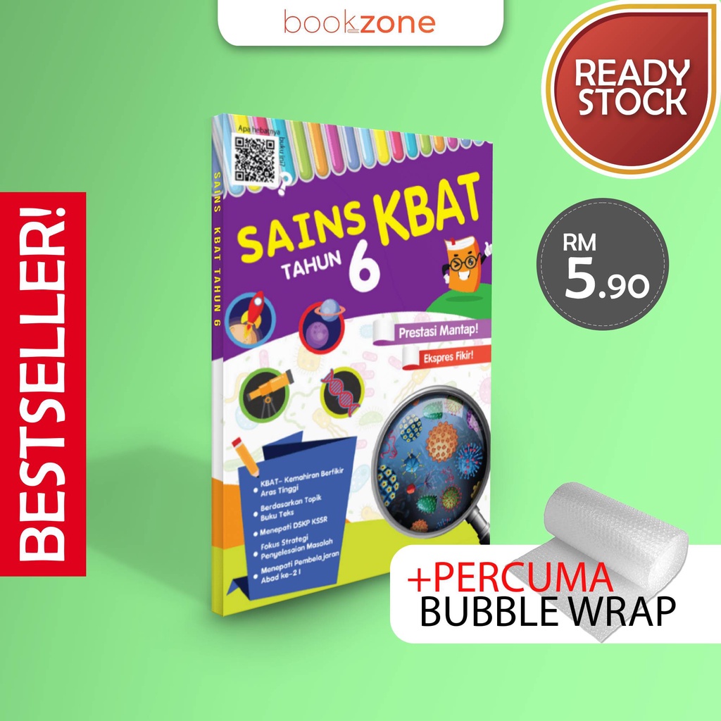 [ 100% Original Aras Mega ] Sains KBAT Tahun 6 oleh Noraini Ibrahim ...