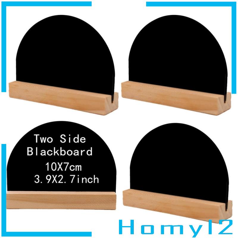 [HOMYLcfMY] Small Removable Message Boards Sided Blackboard Half Round ...