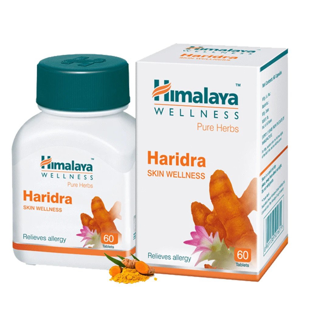 (Expiry: 2/2027) HIMALAYA Haridra Turmeric Skin Wellness 60 Tablets ...