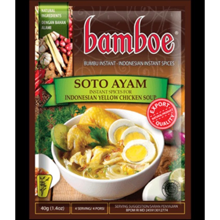 Bamboe Instant Chicken SOTO Seasoning | Shopee Malaysia