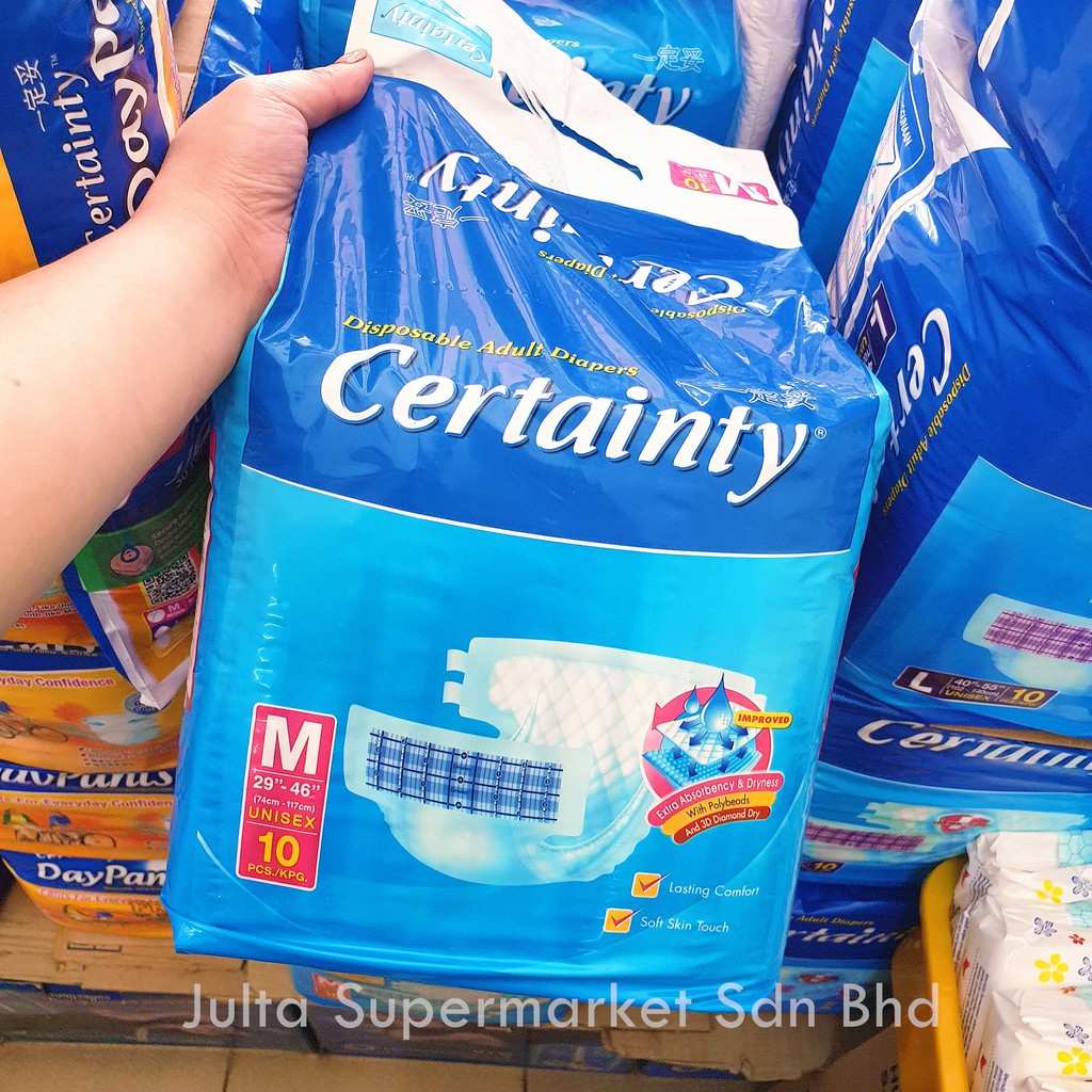 Certainty Disposable Adult Diaper | Shopee Malaysia