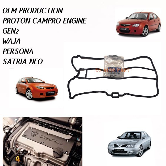 (OEM PRODUCTION) VALVE COVER GASKET PROTON GEN2,WAJA,PERSONA,SATRIA NEO ...