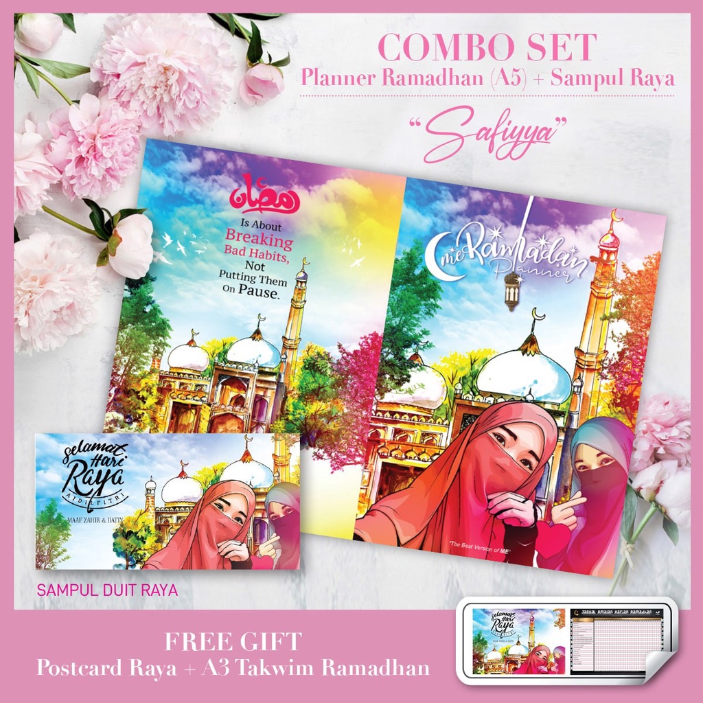 [ LOCAL READY STOCKS + COMBO SET ] Planner Ramadhan 2021 - Safiyya # ...