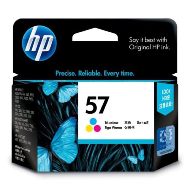 HP 57 Cartridge Original Color (Genuine) | Shopee Malaysia