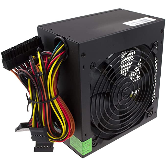 kenable 500W PC Case Tower ATX Power Supply Unit PSU with PFC ...