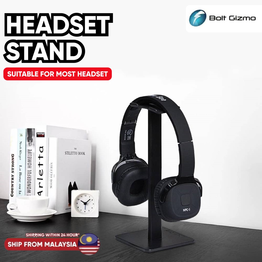 Headphone Headset Holder Stand Hanger Bracket Earphone Hook Display ...