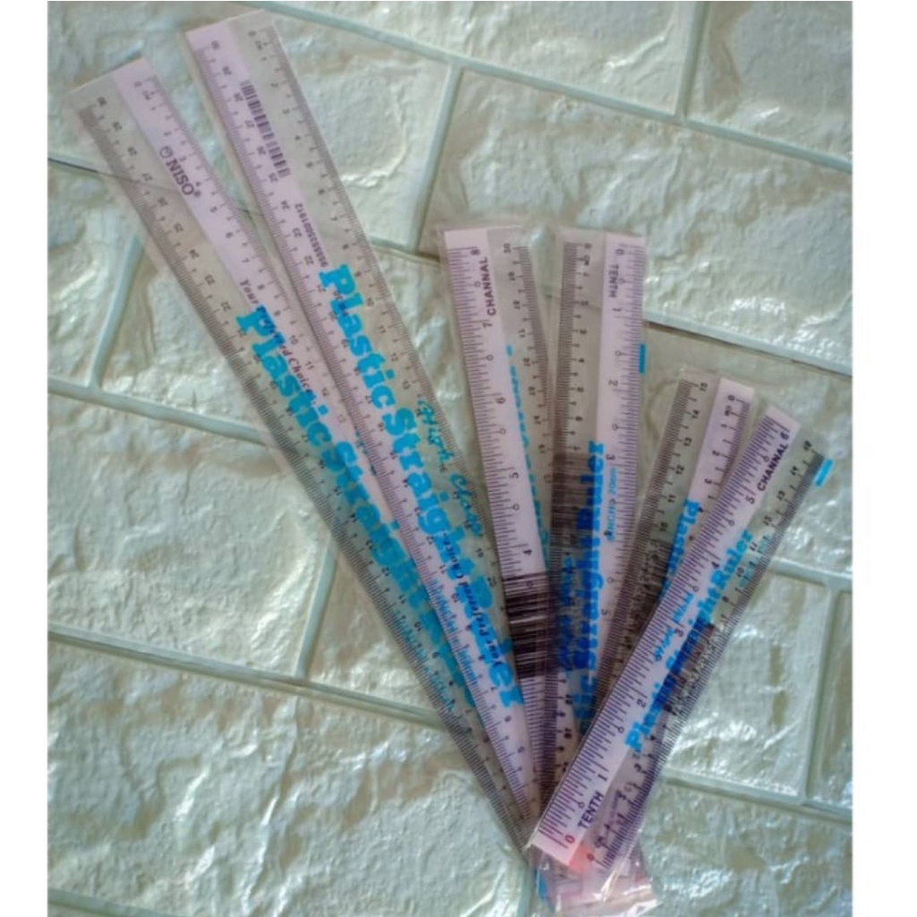 Plastic Ruler 15 / 20 / 30 Cm Pembaris Plastik Stationery | Shopee Malaysia