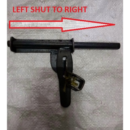 WELDING DOOR LATCH 7-1/2" HANDLE / MAIN GATE / SHUT LATCH SLAK SLOT ...