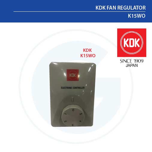 Original KDK K15WO 5 Speed Fan Regulator Controller ( silver Bronze ...