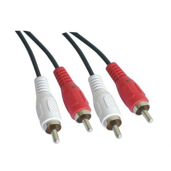 2 RCA TO 2 RCA CABLE Male to Male Audio Cable Gold Plated RCA Audio ...