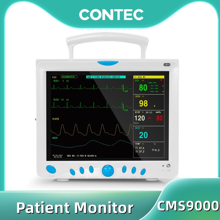 CMS9000 ICU Patient Monitor 7 Parameters Vital Signs Monitor +ETCO2 ...