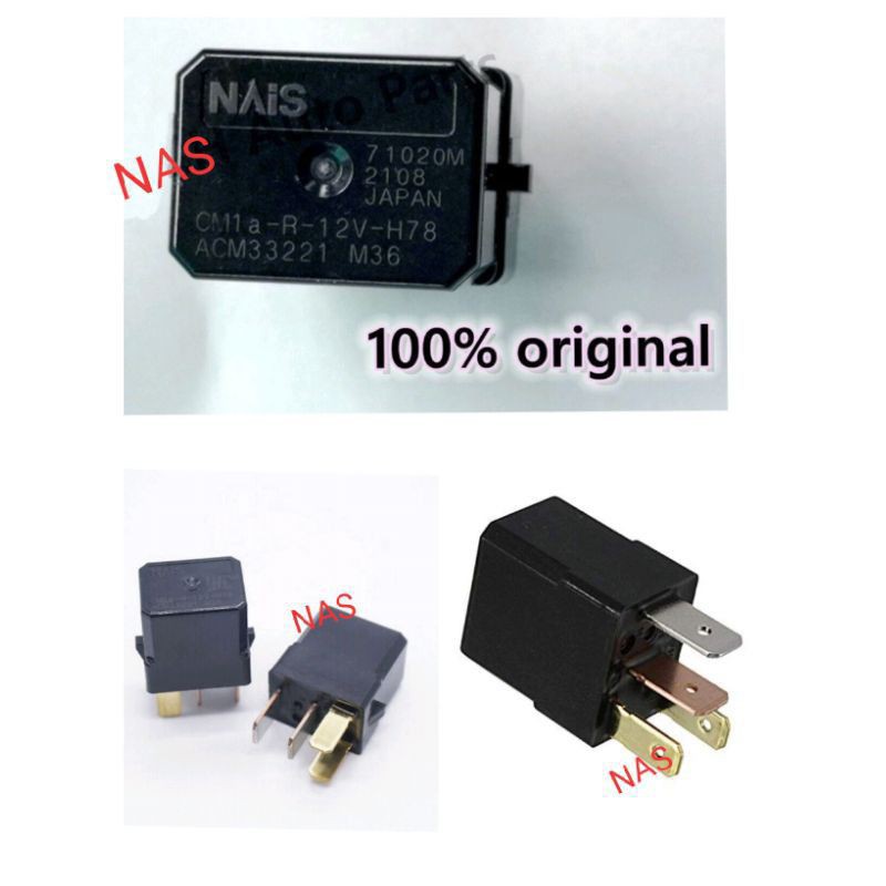 100% ORIGINAL PROTON WIRA/WAJA PANASONIC NAIS 4PIN POWER/AIRCOND/LAMP ...