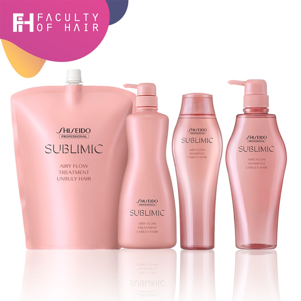 ALL Shiseido Professional Sublimic Shampoo - AquaIntensive/ Adenovital/ Fuente Forte ...