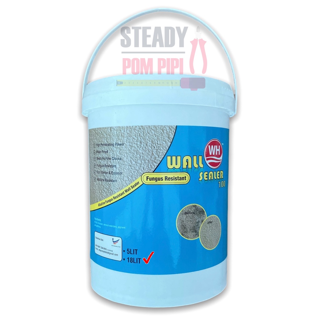 18L WH WALL SEALER 100 / FUNGUS RESISTANCE WALL SEALER / ALKALINE BASED ...