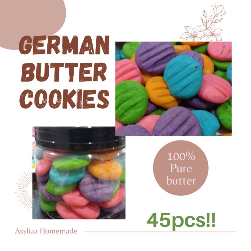 German butter cookies Biskut Raya 45pcs 2023 | Shopee Malaysia