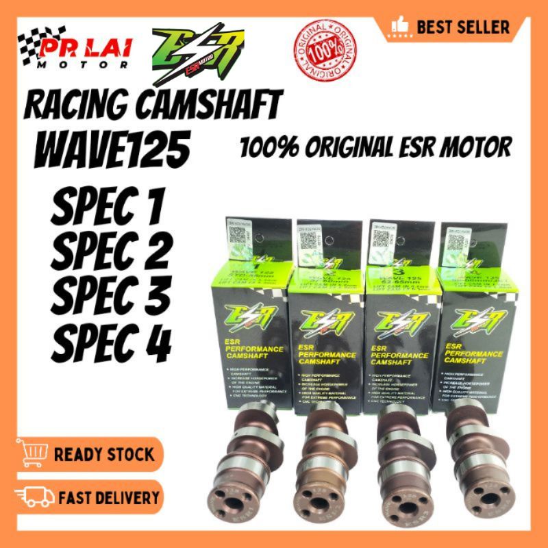 CAMSHAFT ESR MOTOR FOR WAVE 125 | Shopee Malaysia