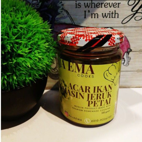 Acar Ikan Masin Jeruk Petai Raja Ema | Shopee Malaysia