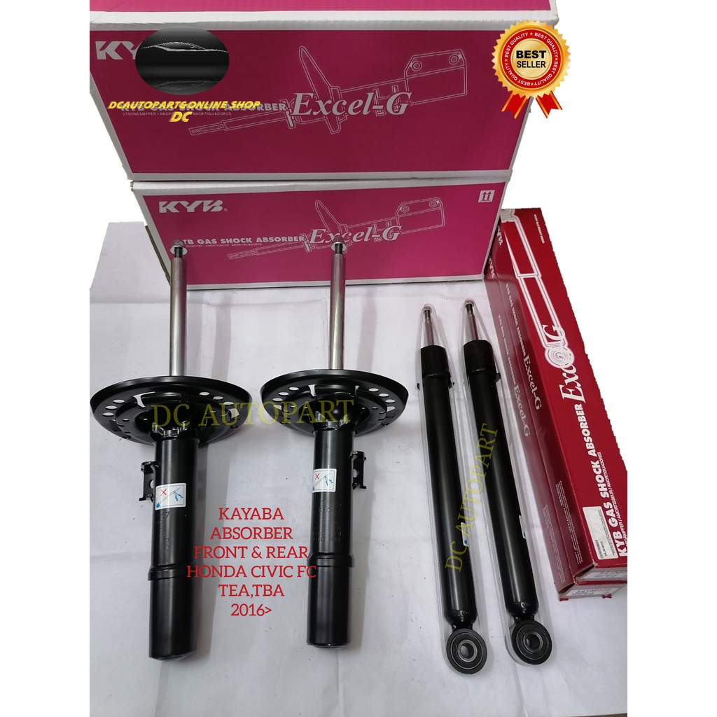 KYB KAYABA HONDA CIVIC FC TEA TED TBA 2016> SHOCK ABSORBER FRONT & REAR FRT RR | Shopee Malaysia
