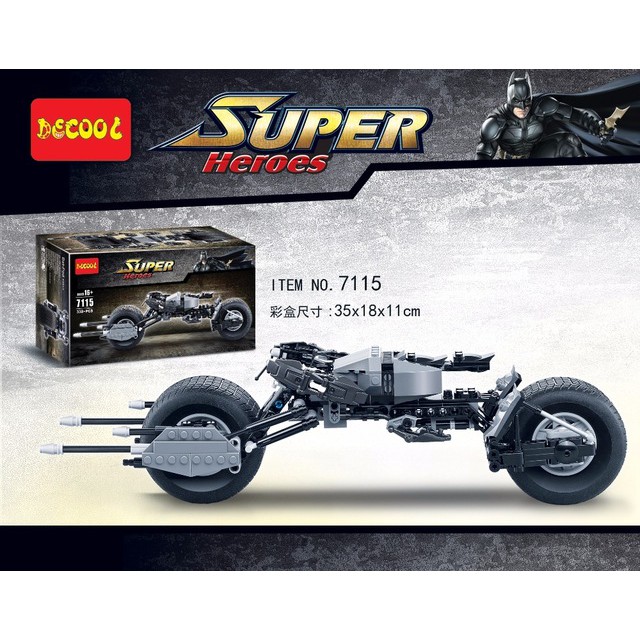 DECOOL 7115 Super Heroes Batman BatPod | Shopee Malaysia