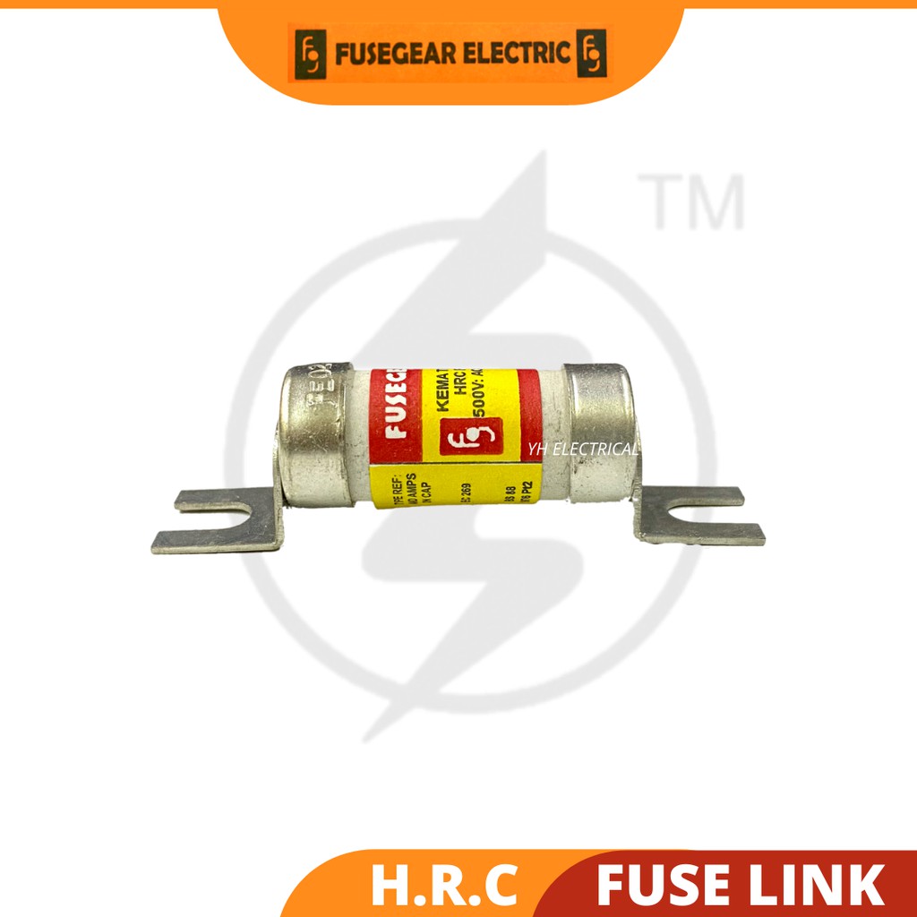FUSEGEAR 10A 16A 25A 32A HRC Fuse Link Cut Out Fuse | Shopee Malaysia