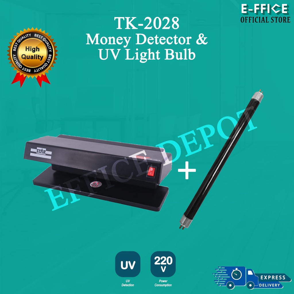 Effice Depot - TK-2028 Counterfeit UV Money/Bank Note Detector with UV ...
