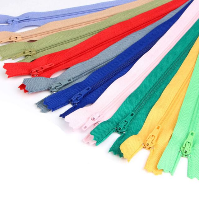 12pcs Zip kain Zip 8 inch Zip jahit Nylon Zipper | Shopee Malaysia