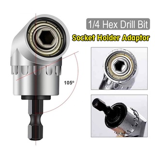 105 Degree Right Angle Driver Drilling Screwdriver with 1/4-inch Hex ...