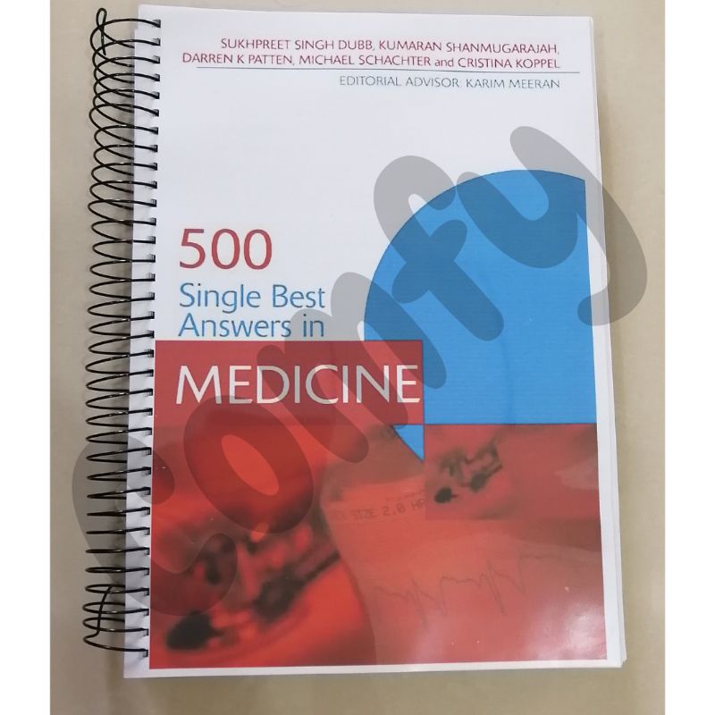 500 Single Best Answers In Medicine | Shopee Malaysia