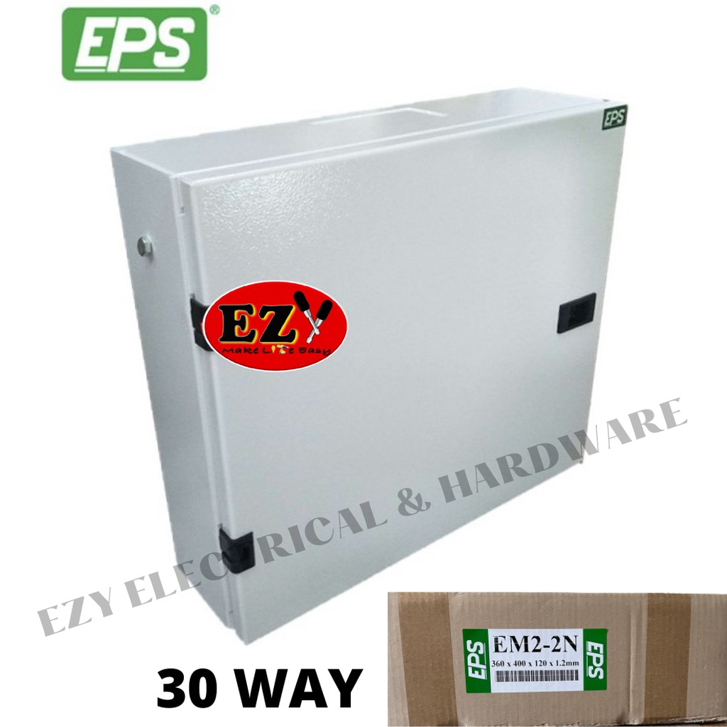 EPS EM-2 2N 2ROW 30 Way Metal Clad Enclose DB Box / MCB Metal Box ...