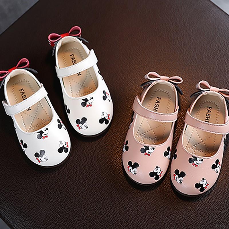 Bobora Girl\'s Fashion Cute Versatile Cartoon Mickey Print Soft-soled ...