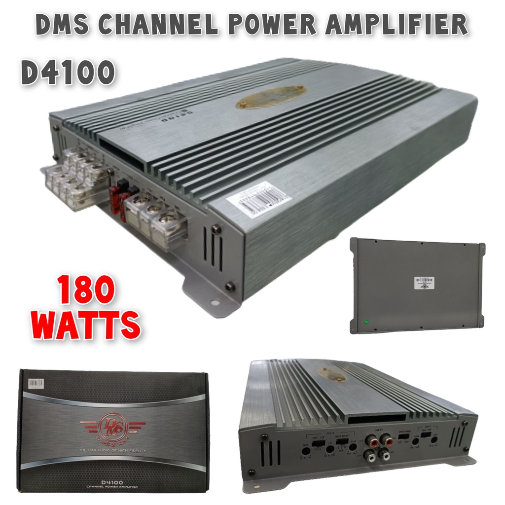 OCPA D4100 DMS CHANNEL POWER AMPLIFIER 4 OHMS CAR AUDIO OF HIGH FIDELITY (7336) | Shopee Malaysia