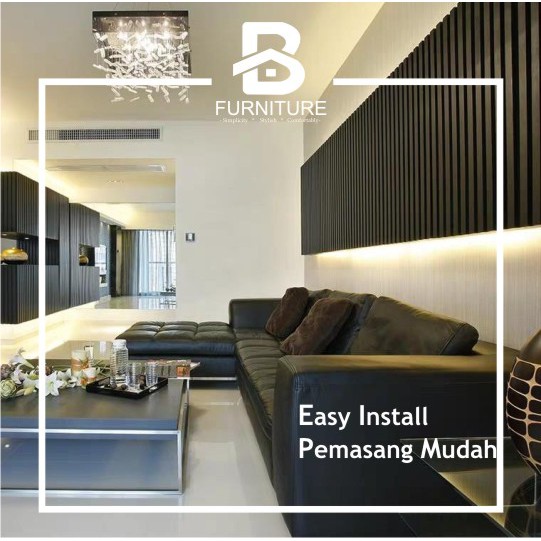 【Ready Stock】 Shiplap/ Fluted Wall Panel/ Shiplap Wind Coating MDF ...