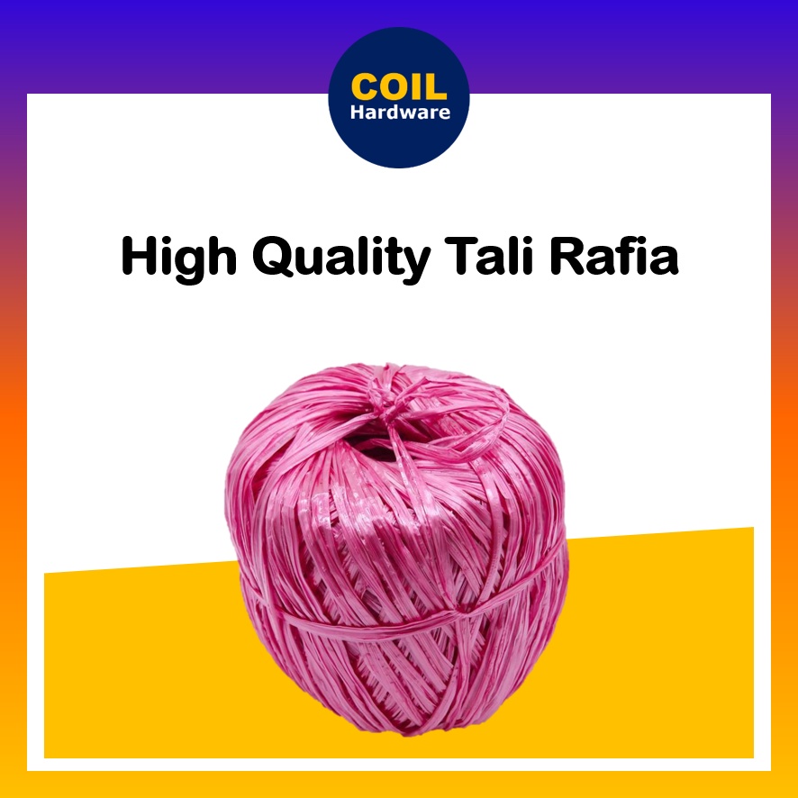 COIL 💢(700 g±) Rafia string / Tali rafia / Plastic string / String Rope ...