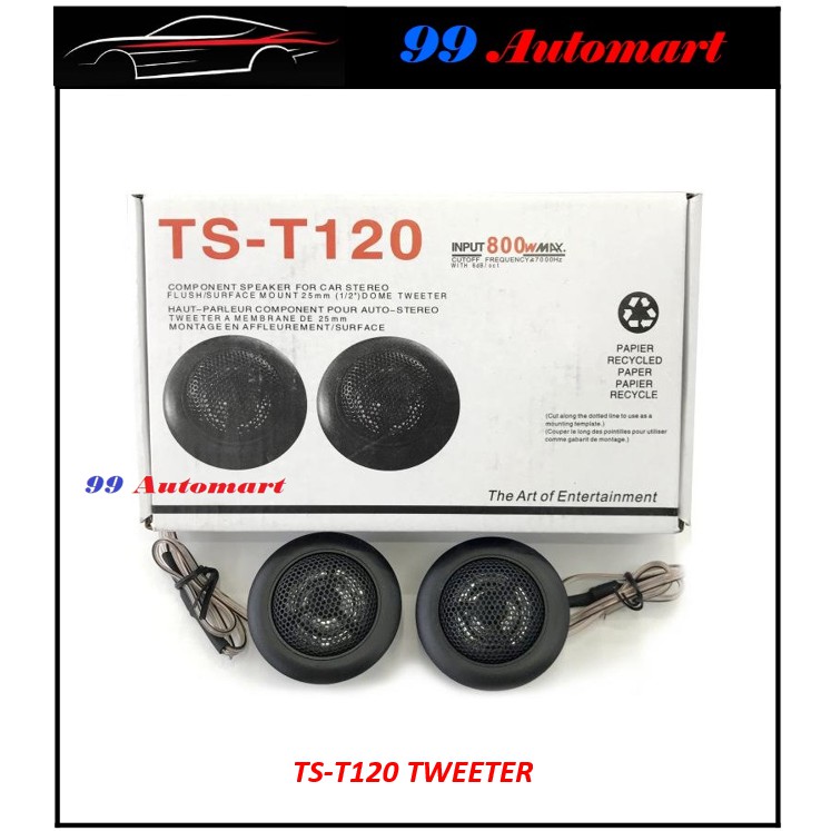 (1 Pair) TS-T120 Tweeter | Shopee Malaysia