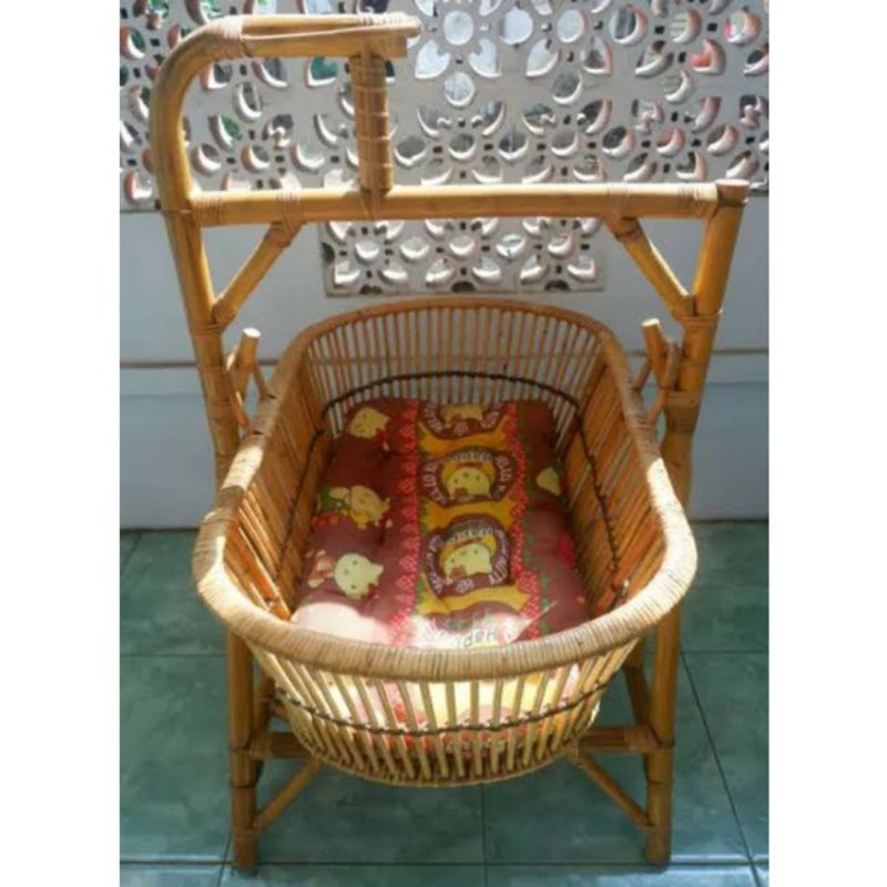 Original Rattan fuul pernish Baby Swing | Shopee Malaysia