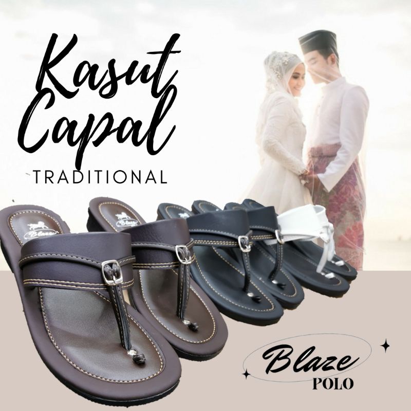 Kasut Capal Traditional Lelaki/Chappal Lelaki Melayu/Kasut Sandal ...