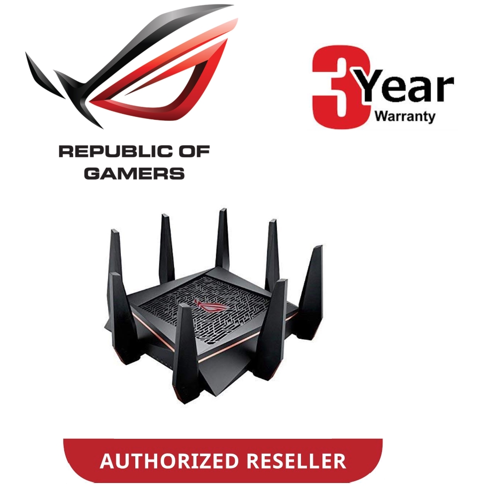 ASUS ROG Rapture GT-AC5300 Wireless Tri-Band Gaming Router AC5300 ...