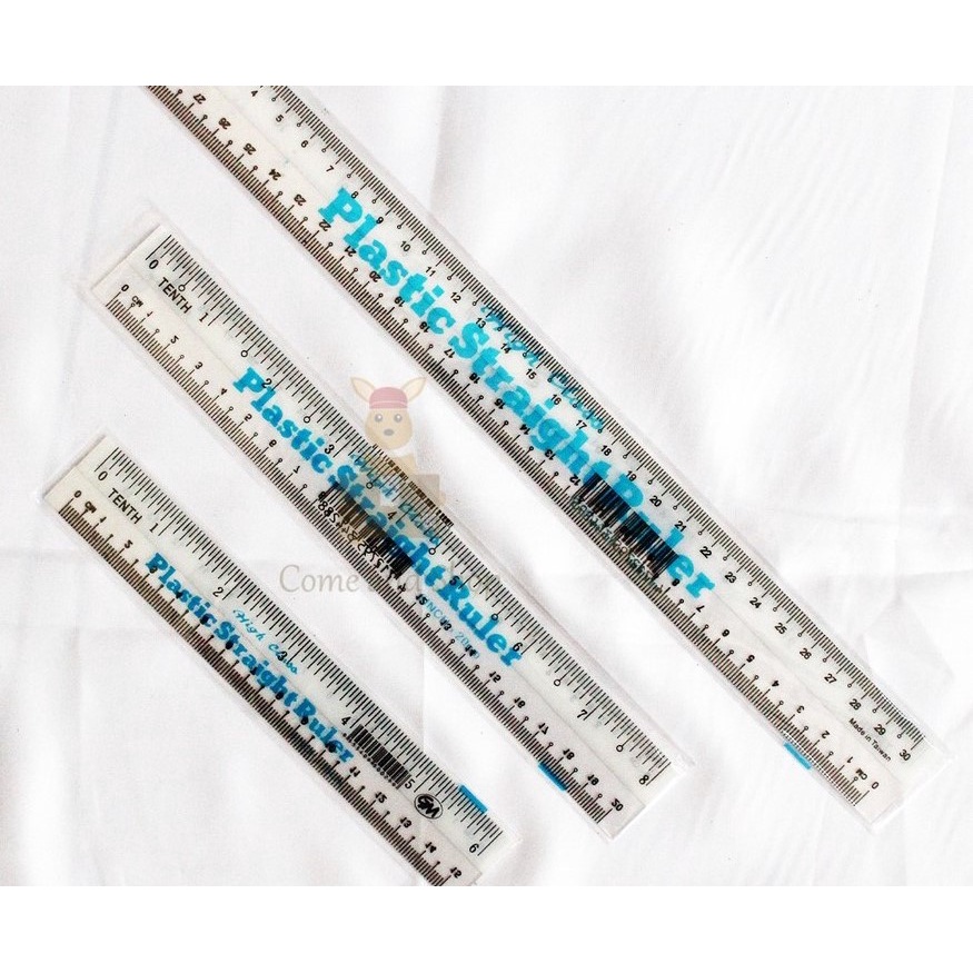 Pembaris Besi & Plastik / Plastic & Steel Ruler - 15cm & 30cm | Shopee ...