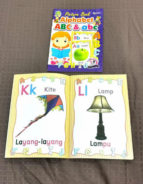 READY STOCK!! Picture Book ALPHABETS ABC and NUMBER 1-30 MALAY AND ...