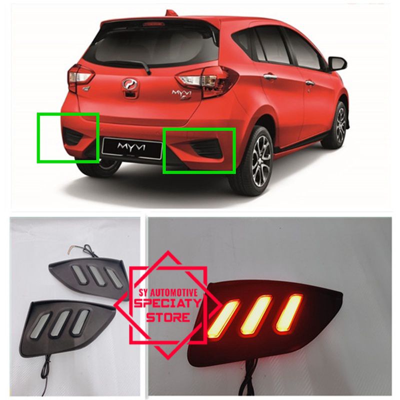 New Perodua Myvi Reflector GEN3 G3 2018-2021 Myvi Rear Bumper Reflector ...