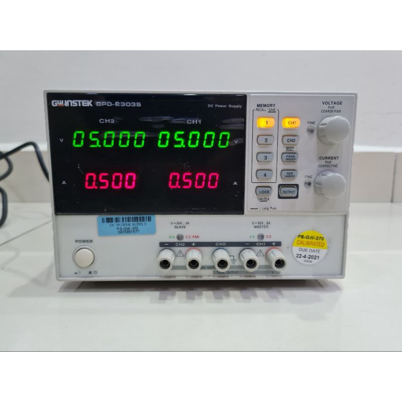 Instek GPD-2303S 2-Channel Programmable Linear DC Power Supply - Used | Shopee Malaysia