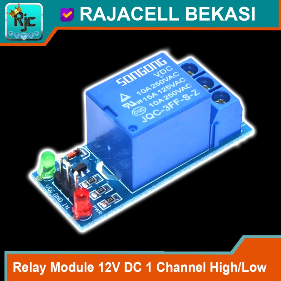 Relay Module 1 Channel 12V Relay Module 1Ch without Optocoupler ...