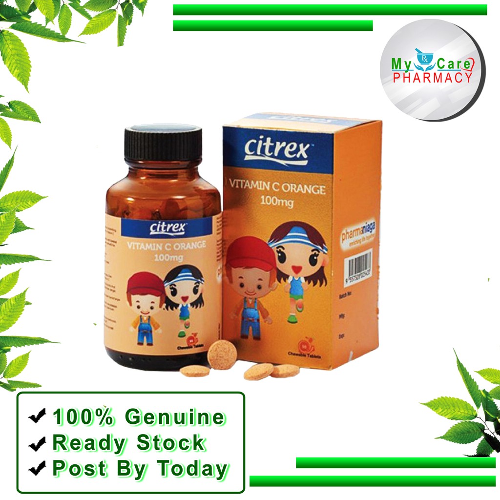 CITREX Vitamin C 100 Mg Exp 06/2022 | Shopee Malaysia