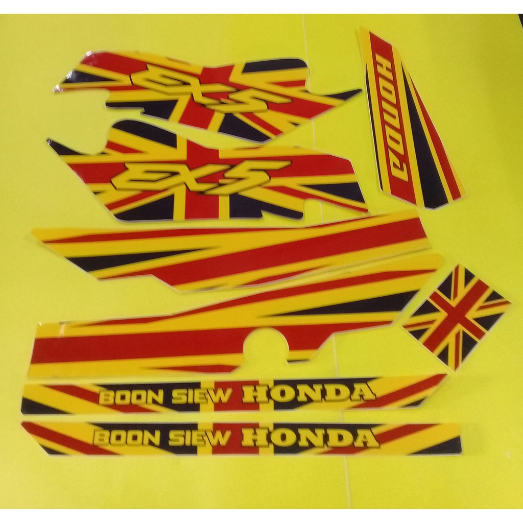 202307a Body Sticker / Stripe / STIKER STICKER HONDA EX5 C100 ORACAL ...