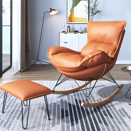 Nordic balcony rocking chair lobster chair leisure living room single ...